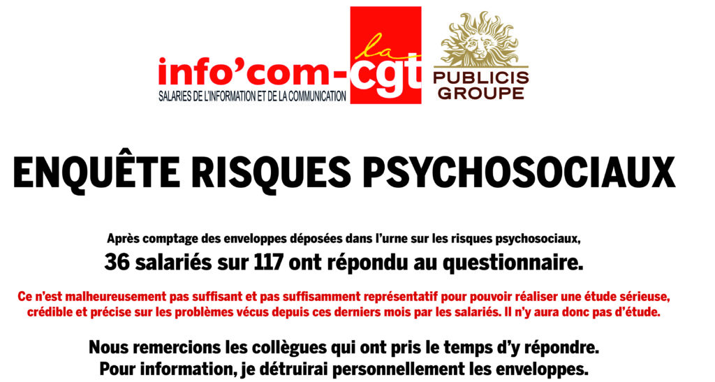 Prodigious : Point de l'enquête sur les risques psychosociaux - Info ...